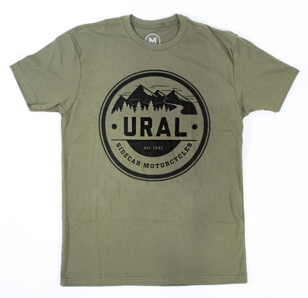 Mountain Escape T-Shirt - Green - Ural Motorcycles