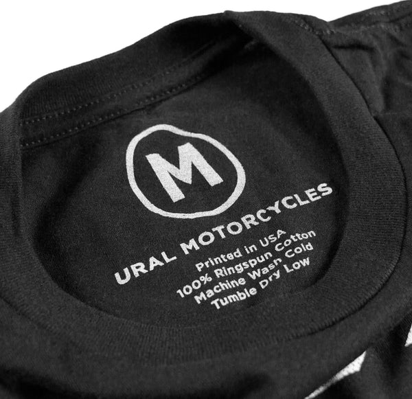 Logo T-Shirt - Black - Ural Motorcycles